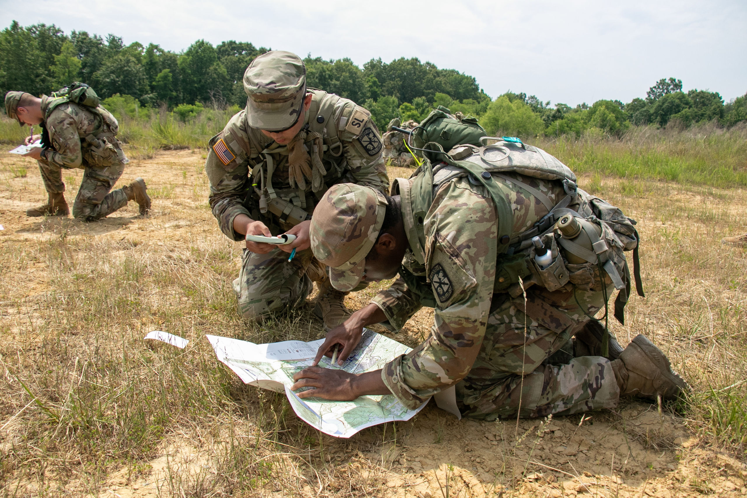 Finding Their Way: 1AC Cadets Take on Land Navigation in Battle Buddy Pairs